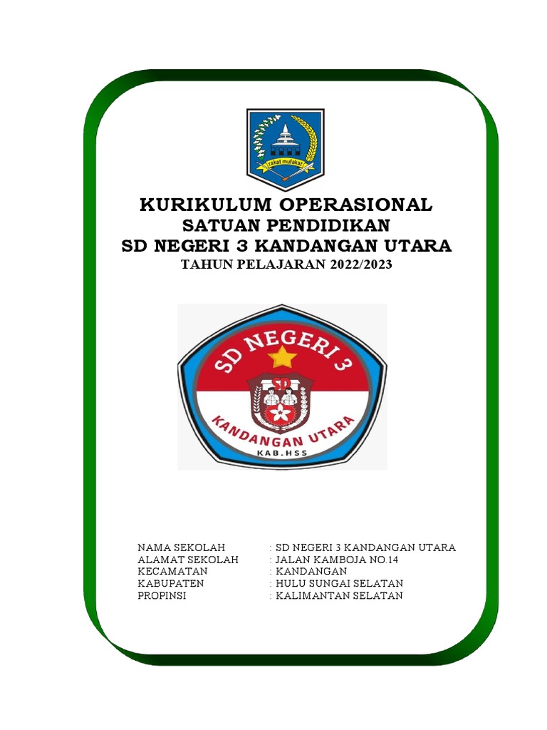 Dokumen Kurikilum Merdeka KOSP KDG Utara 2022 | PDF | Karier & Perkembangan | Bisnis