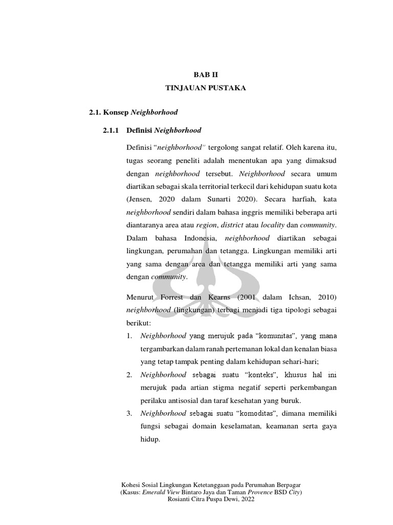 2022 TA SPW 083001800024 Bab-2 Tinjauan-Pustaka | PDF