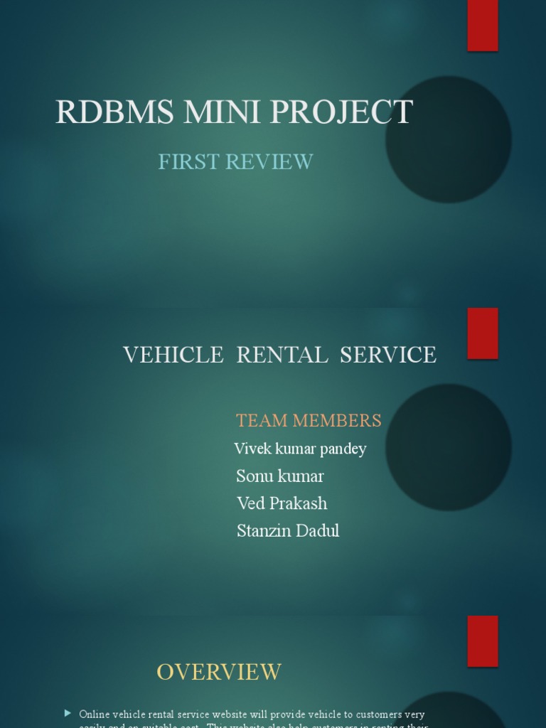 Mini Project Review | PDF