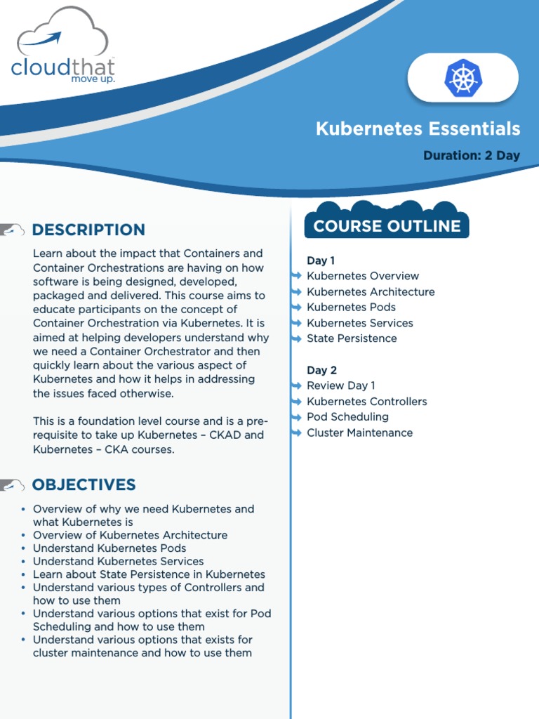 Kubernetes Essentials Pdf Computer Science Software Development