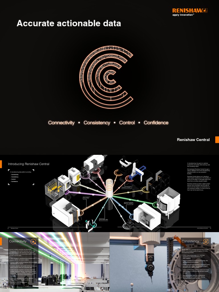 Brochure Accurate Actionable Data Renishaw Central Gen | PDF | Data | Process Control