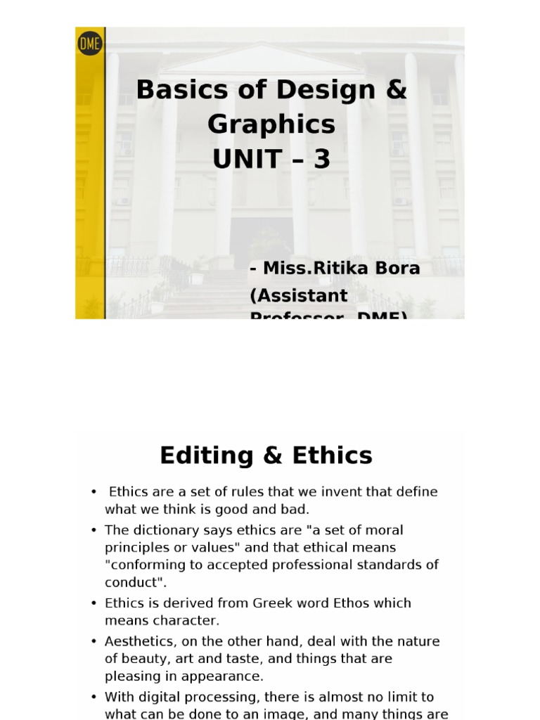3.1 Editing & Ethics | PDF