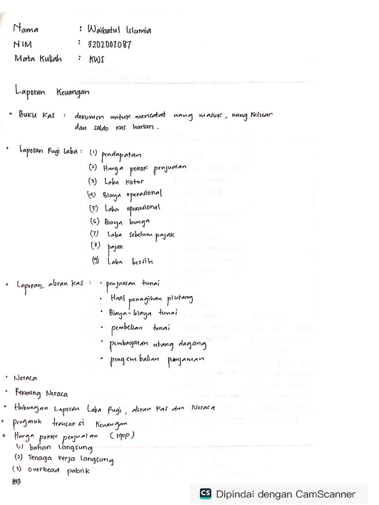 KWS 14 Laporan Keuangan | PDF