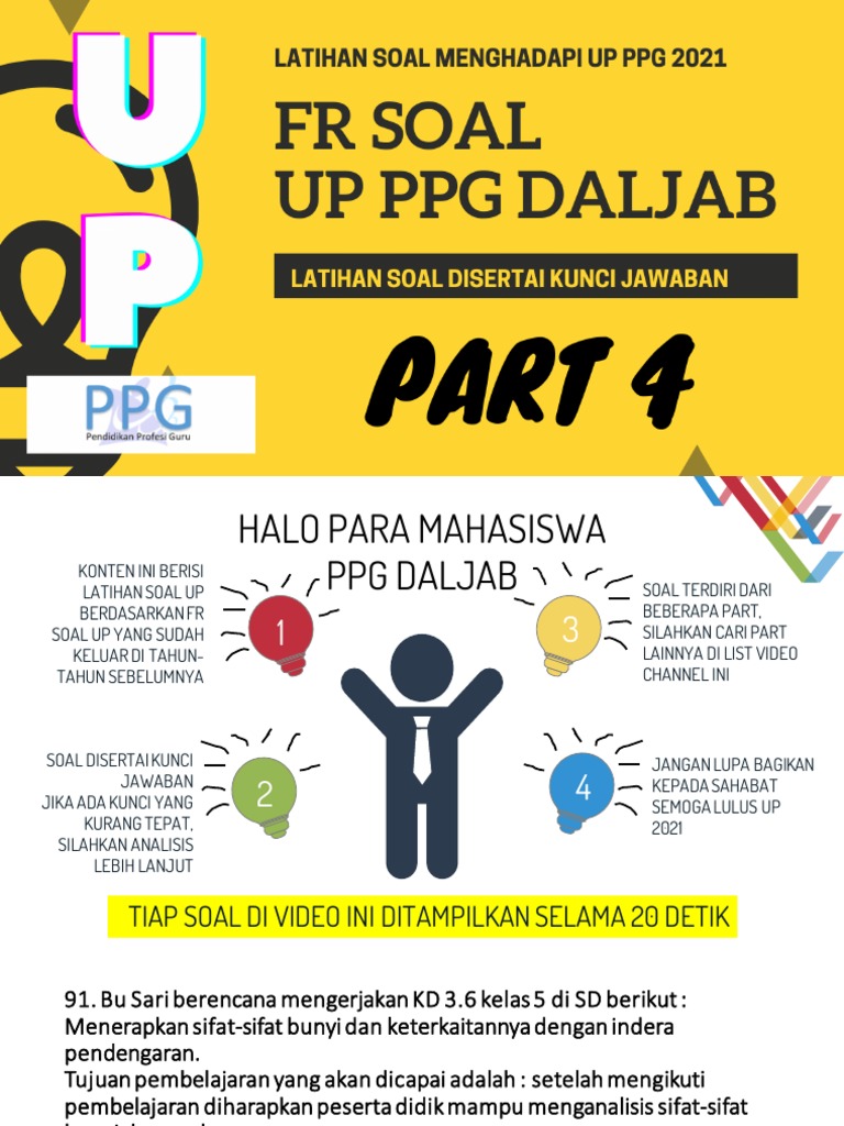Soal Up Part 4 FR | PDF