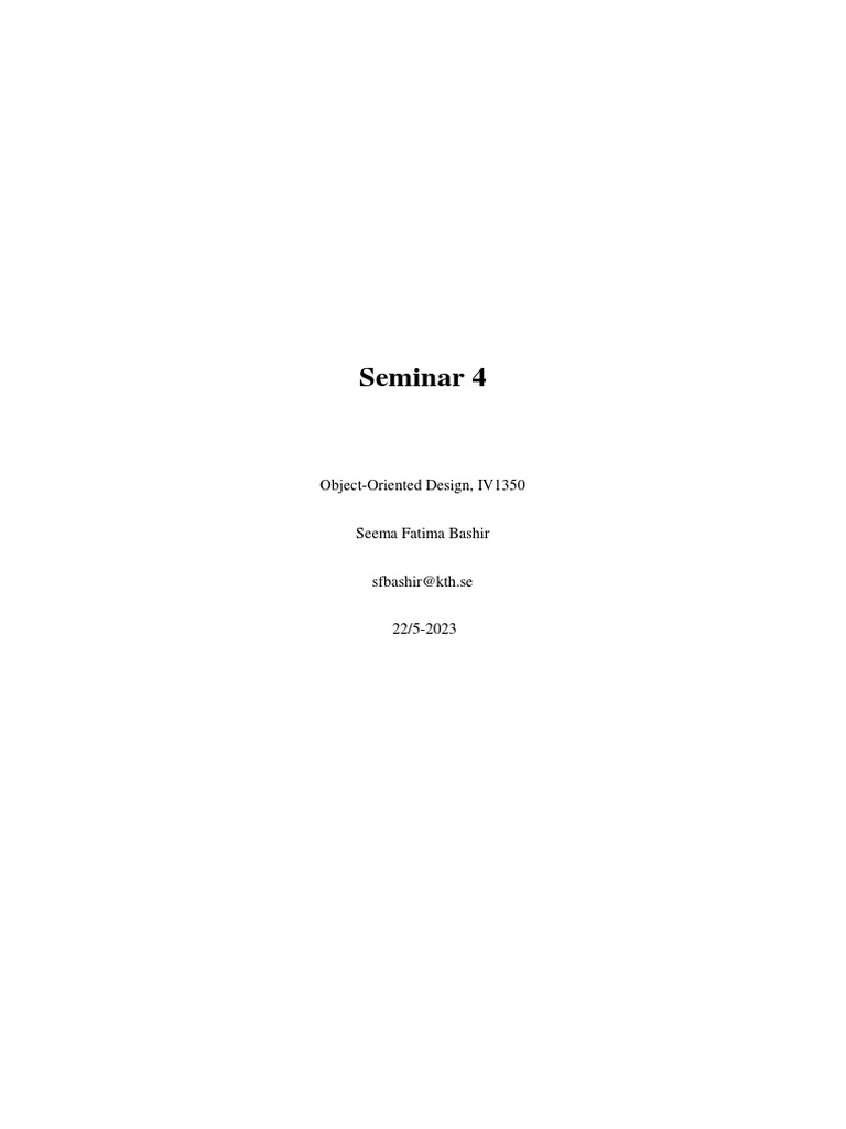 Seminar 4 Seema Pdf Class Computer Programming Method Computer Programming 