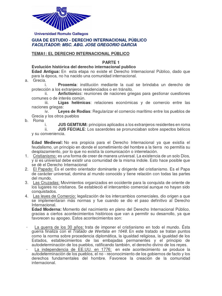 Dip Tema 1 | PDF | Ley internacional | La Ley natural