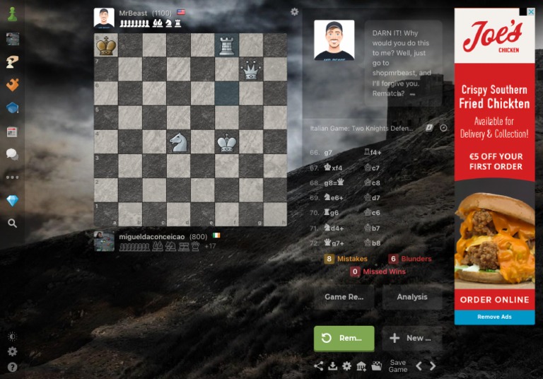 Play Chess Online Against The Computer | PDF