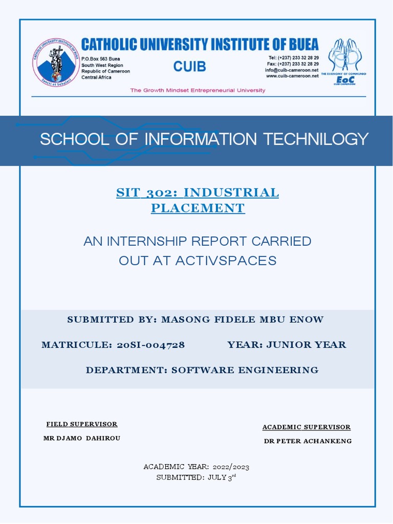 Report CoverPage | PDF | Business