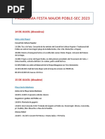 Programa Festa Major 2025 A Sabadell | PDF