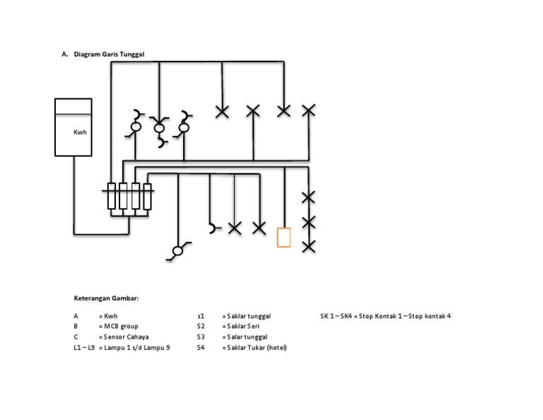 Diagram Garis Tunggal Joobsheet Kls XII | PDF Diagram Garis Tunggal Joobsheet Kls XII | PDF