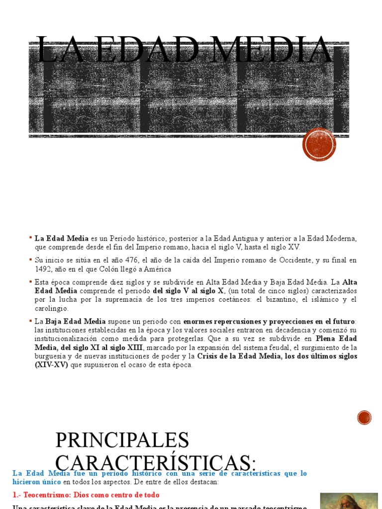 La Edad Media 2 | PDF | Edades medias | Feudalismo