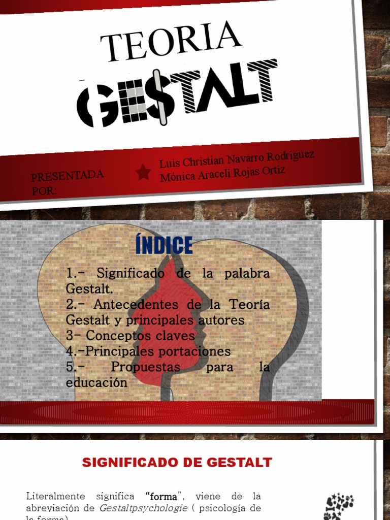 Teoría Gestalt | PDF | Metafísica de la mente | Conceptos psicologicos