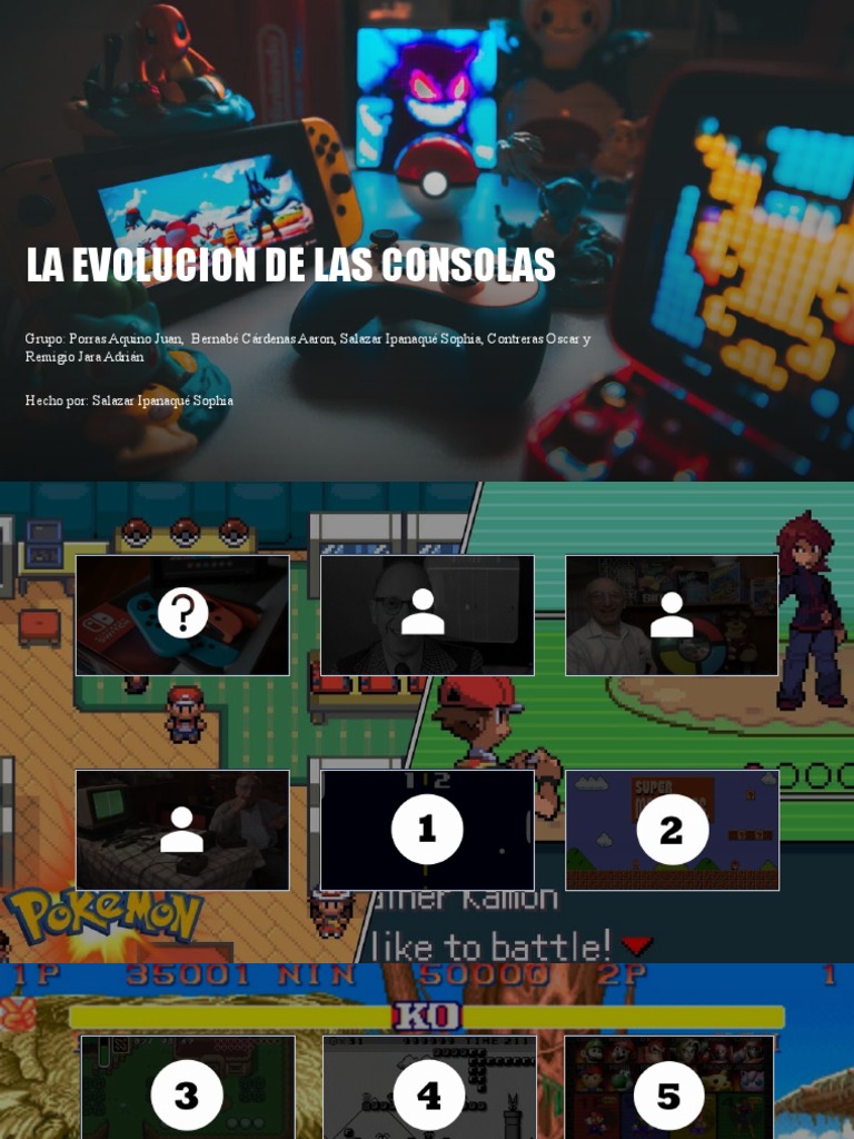 Evolución de Consolas de Videojuegos | PDF | Juegos de consolas ...