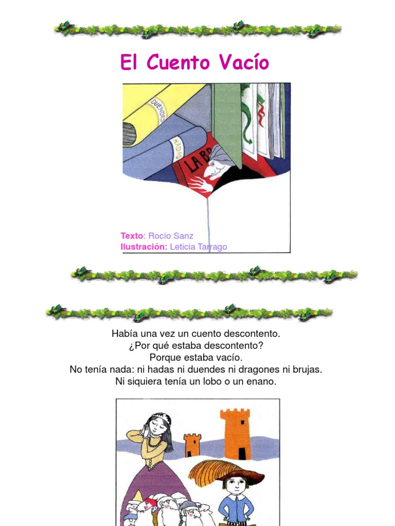 El Cuento Vacio Pdf Ocio