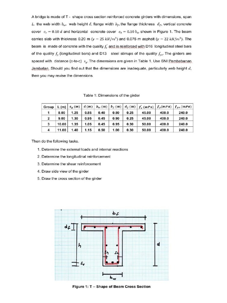 4.contoh Soal Balok Jembatan T | PDF
