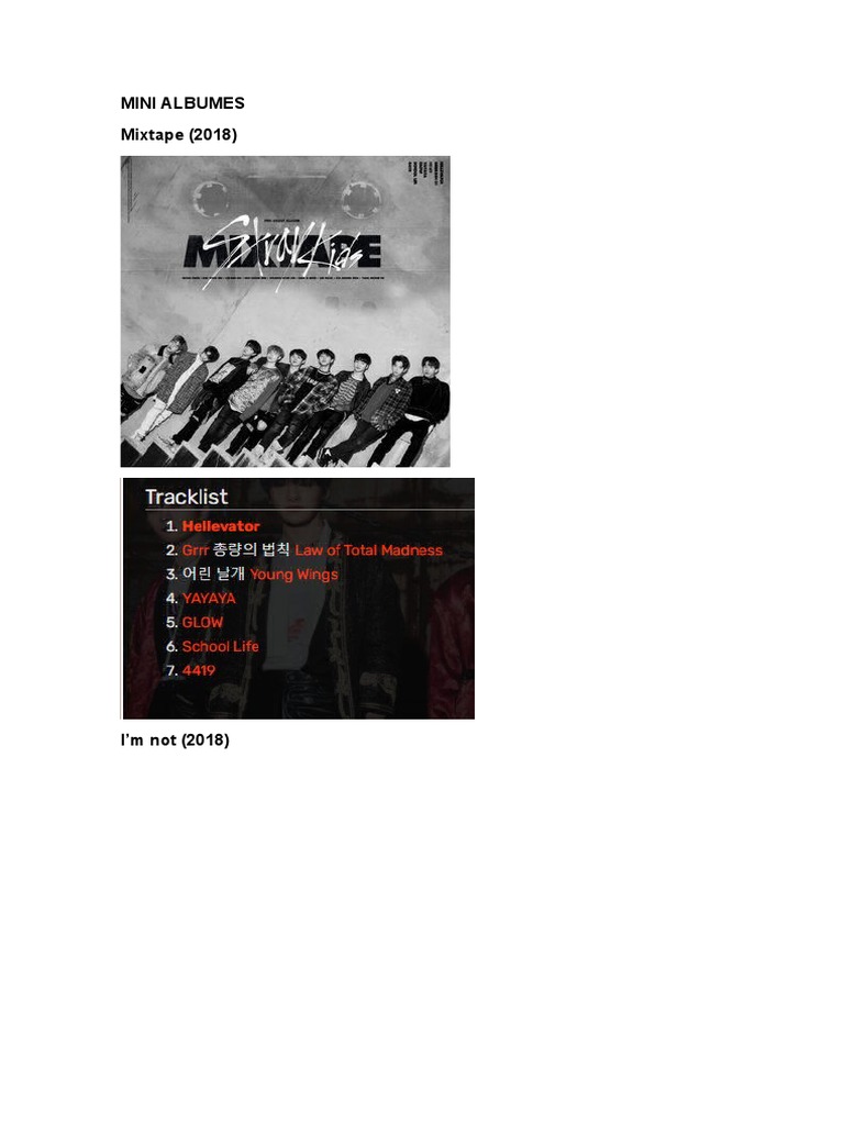 Albumes Stray Kids | PDF