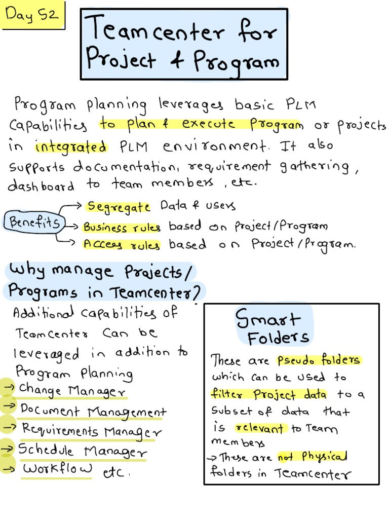 Teamcenter For Project and Program | PDF