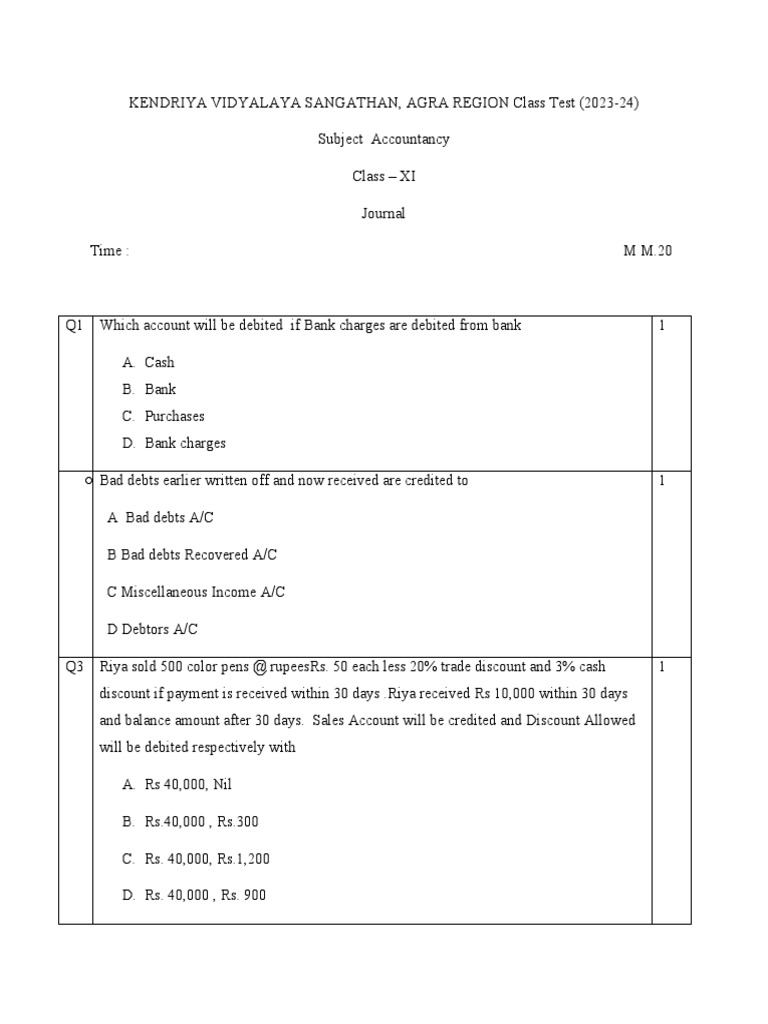 11 ACC Journal' | PDF | Debits And Credits | Cash