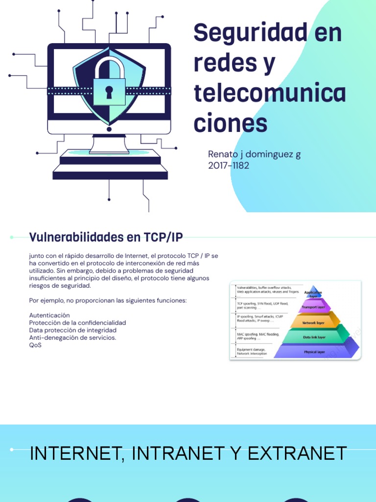 Seguridad en Redes y Telecomunicaciones | PDF | Red de computadoras | Cortafuegos (informática)