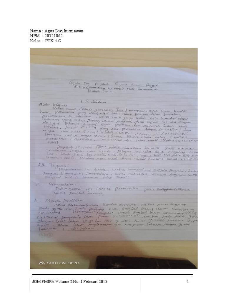 Penyakit Agus | PDF | Organisms | Botany