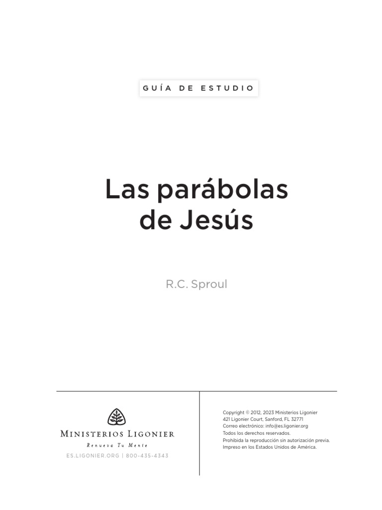 Las Parabolas de Jesus Guia de Estudio | PDF | Jesús | Parábolas de Jesús