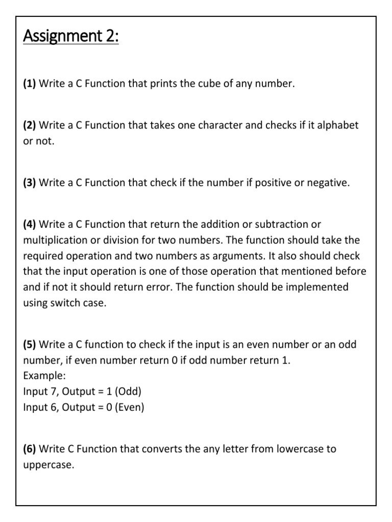 Assignment 2 | PDF | Numbers | Function (Mathematics)