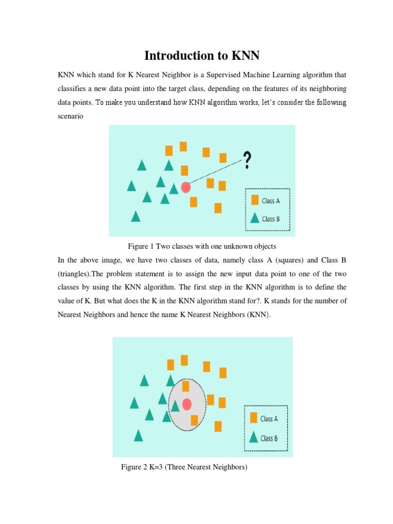 Introduction To KNN | PDF | Learning | Machine Learning