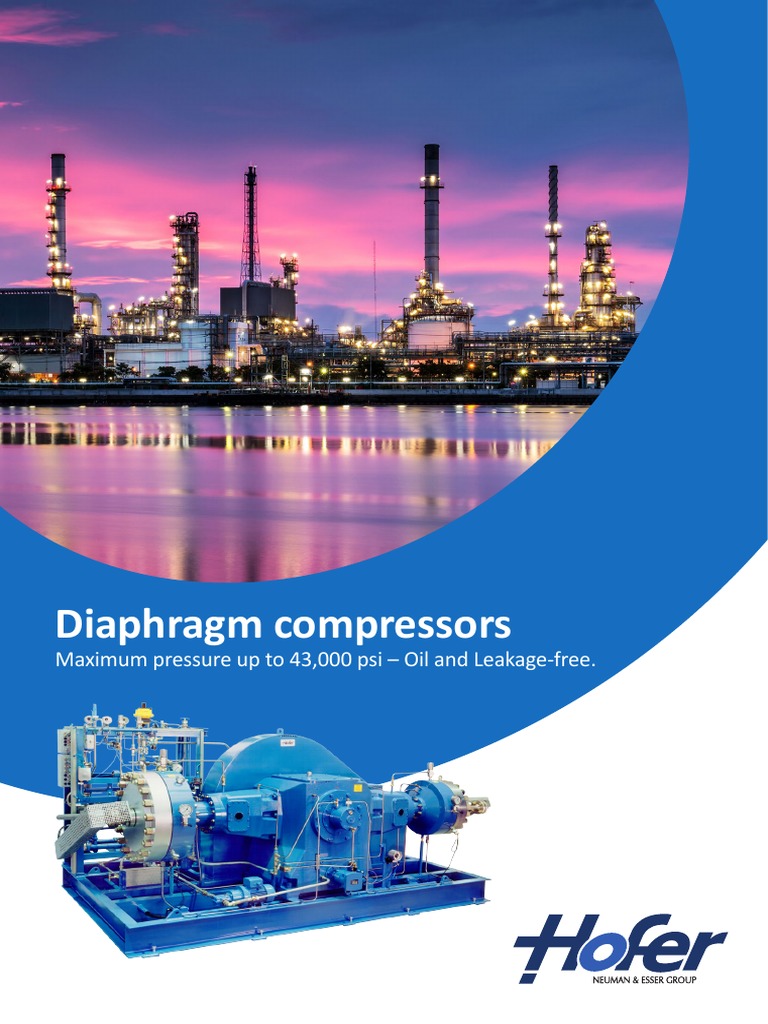 Hofer_Broschuere_diaphragm_compressor_en_online | PDF | Piston | Gases