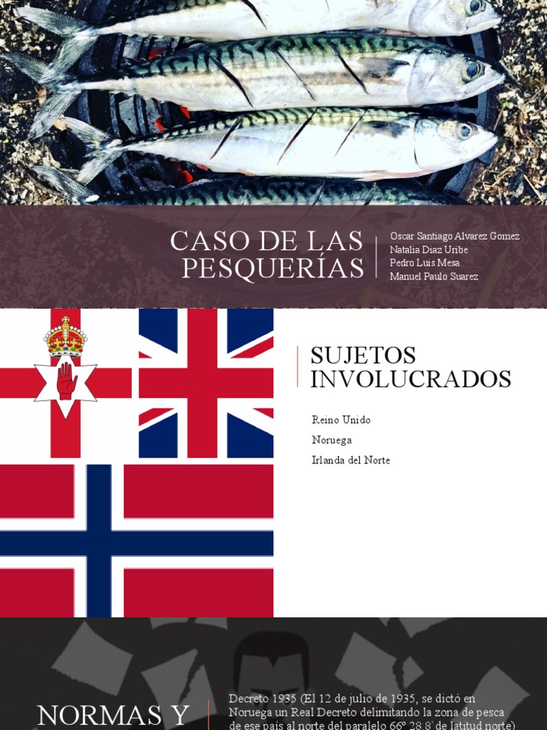Caso de Las Pesquerias | PDF | Aguas territoriales | Noruega