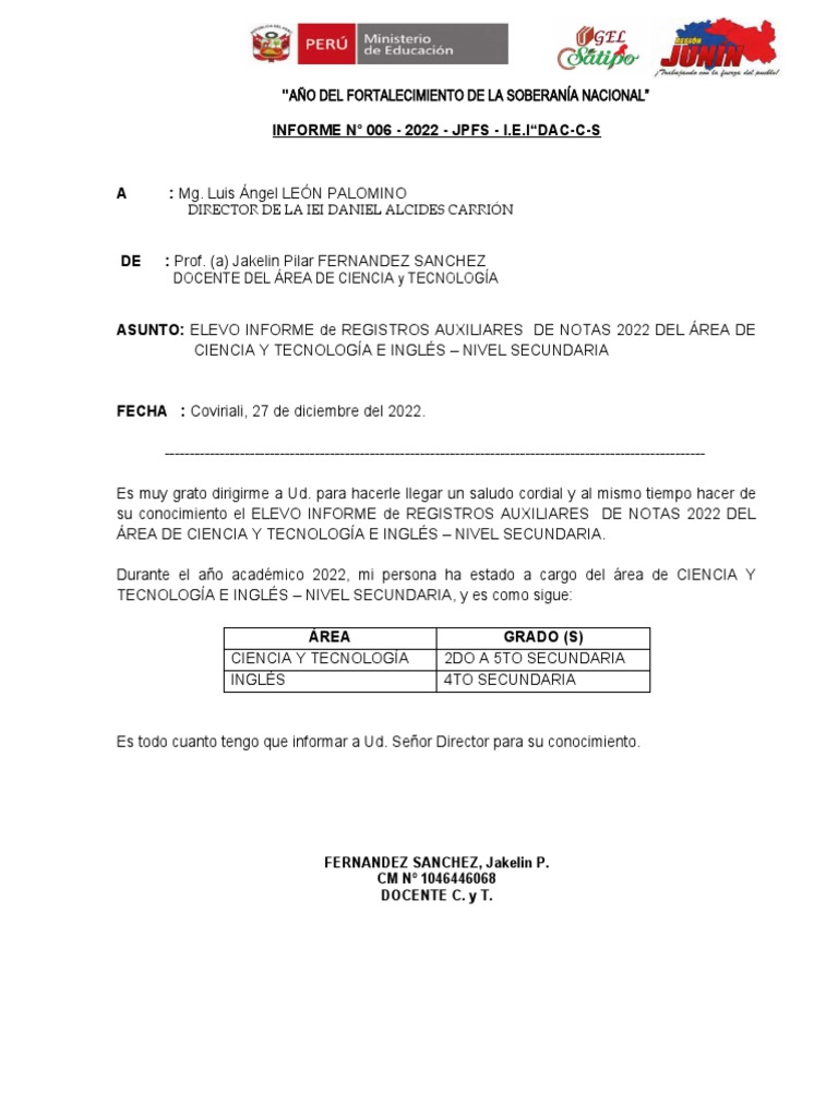 Informe Inventario de Bienes Laboratorio - Jae | PDF | Tecnología