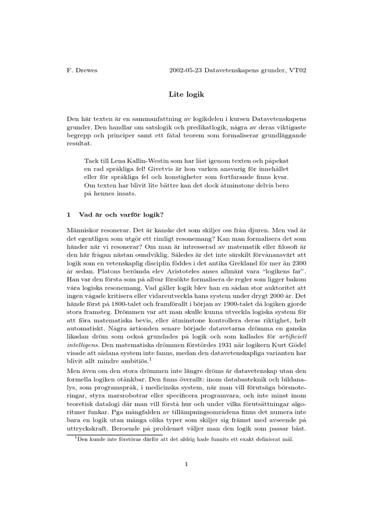 Logik | PDF