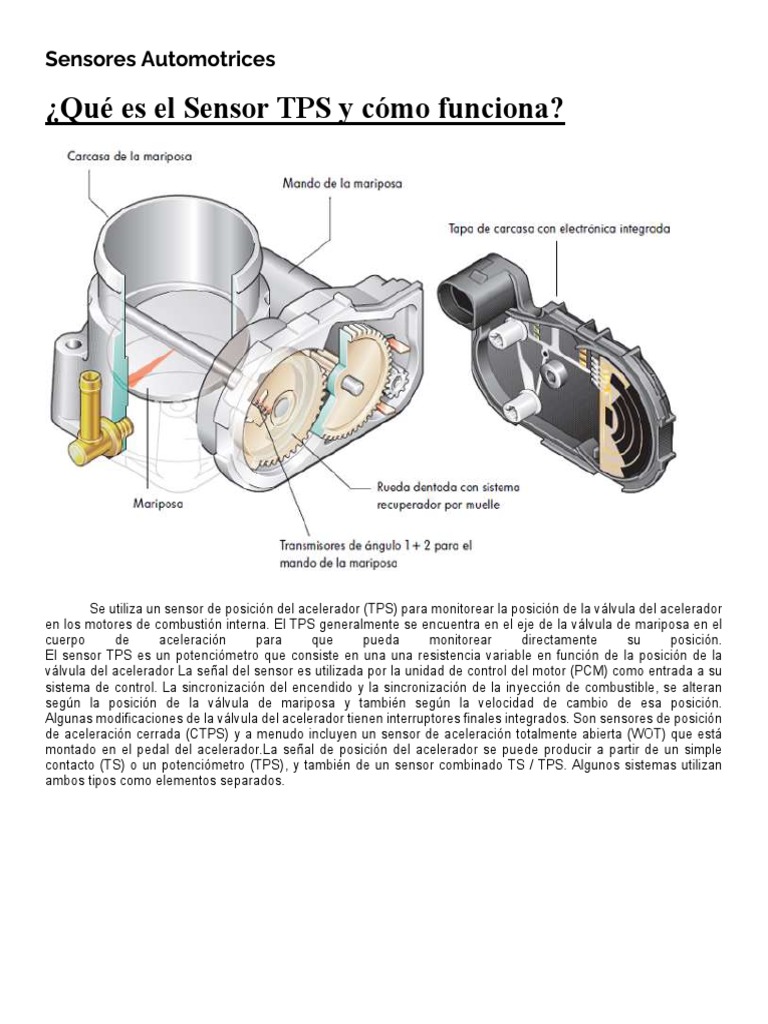 Sensores Autos | PDF | Sistema de freno antibloqueo | Acelerador