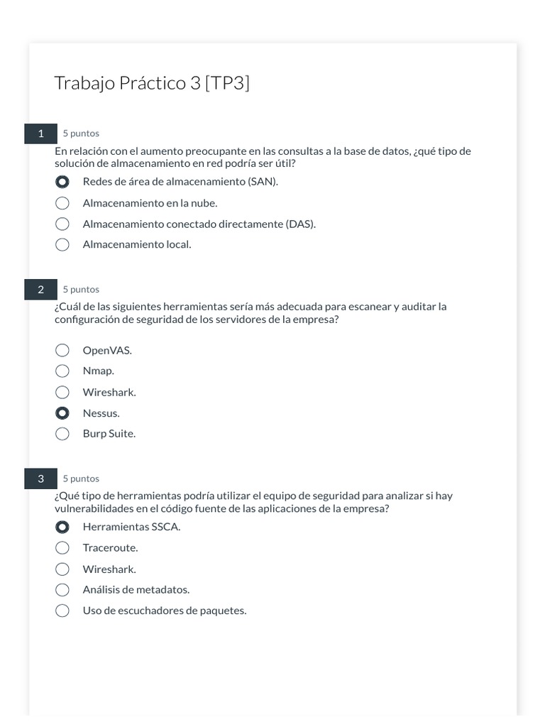 Trabajo Practico 3 TP3 SSyR 85 | PDF | Cortafuegos (informática) | Red de computadoras