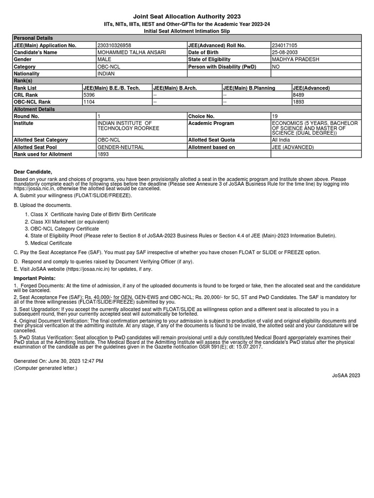 View Sys Generated Doc | PDF | Vocational Education | Higher Education