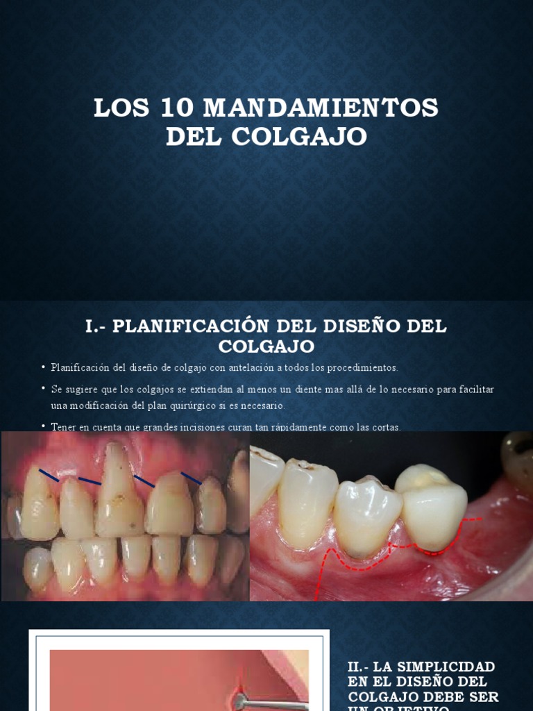 10 Mandamientos Del Colgajo | PDF | Cicatrización de la herida | Curación