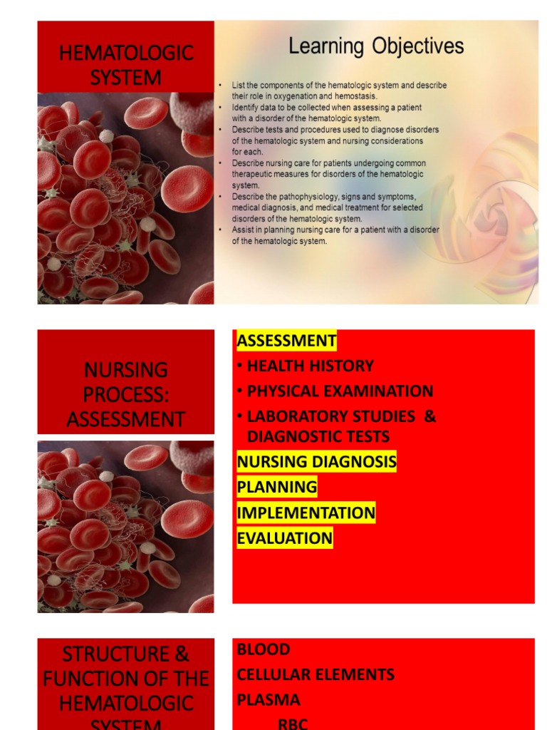 Hematologic System | PDF | Anemia | Lymphoma