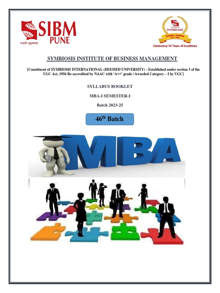 MBA Semester-I Syllabus 2023-25 | PDF | Long Run And Short Run | Supply ...