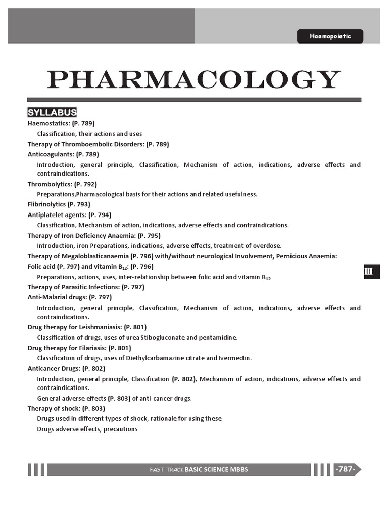 Pharmacology | PDF