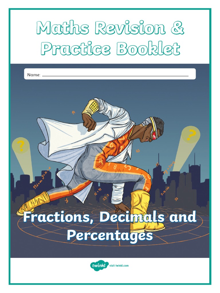 Fractions Decimals and Percentages - Practice Booklet | Download Free ...