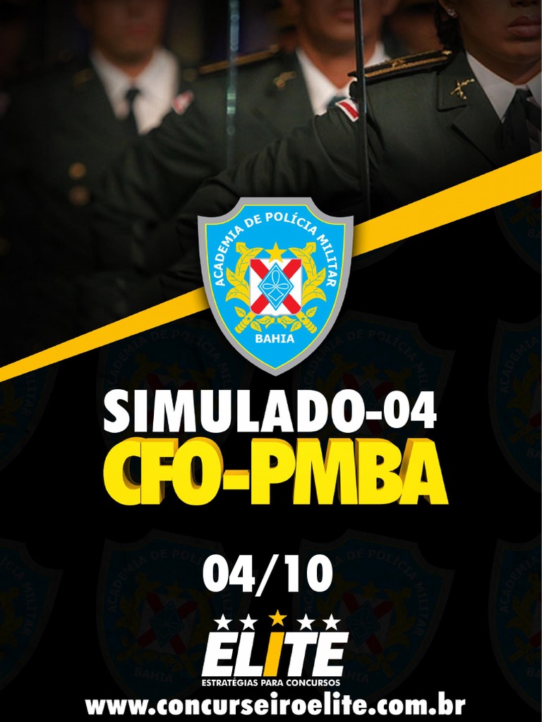 PDF Simulado 04 Cfopmba Fly | PDF | História