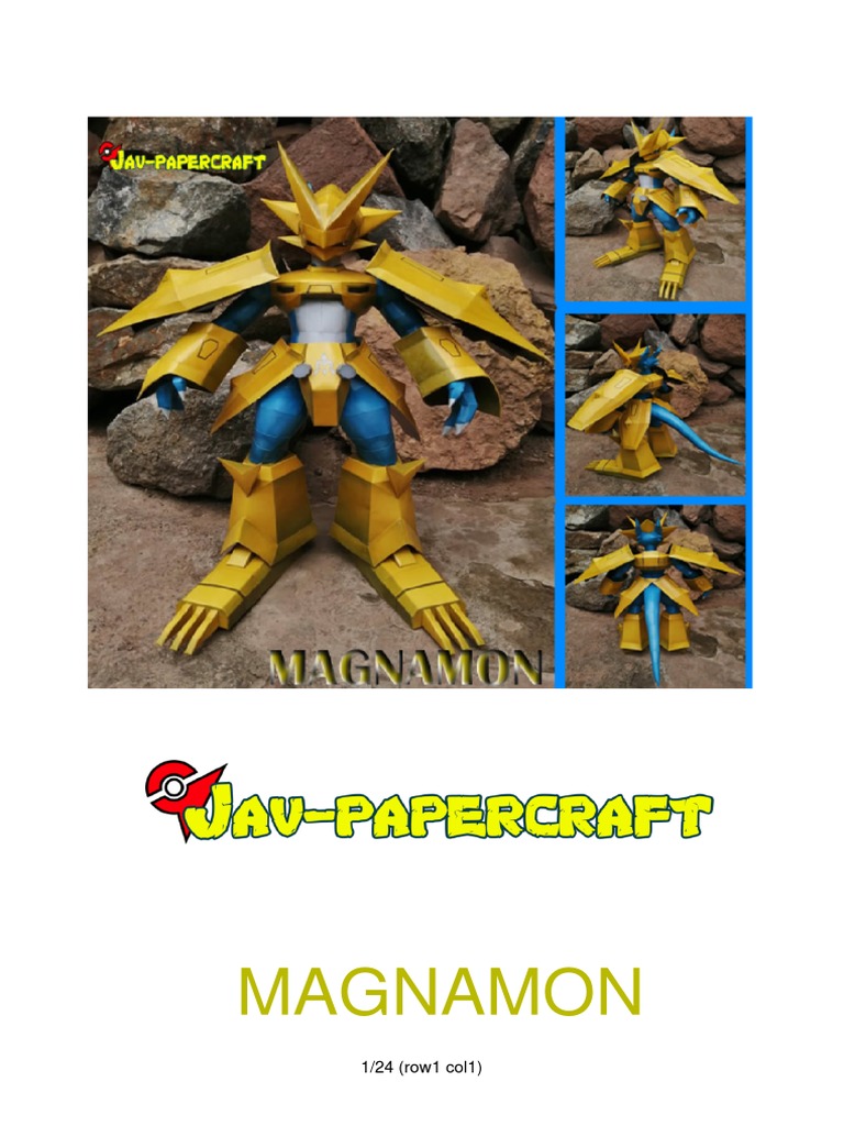 Magnamon Black Digitron - PNG | PDF
