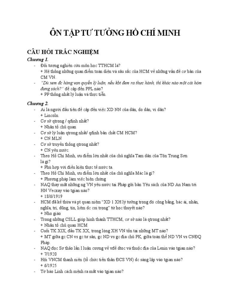 (Final-N) TTHCM | PDF