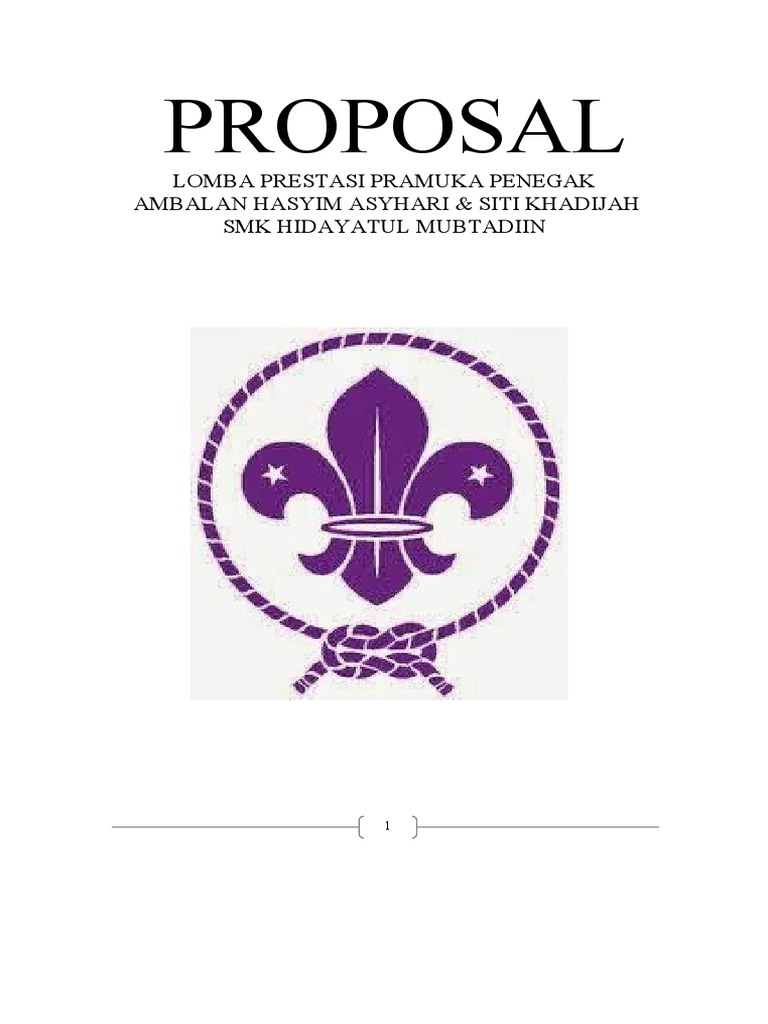 Proposal Lomba Pramuka Penegak | PDF