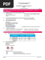 Comex Thinner Estandar Seguridad | PDF | Agua | Química