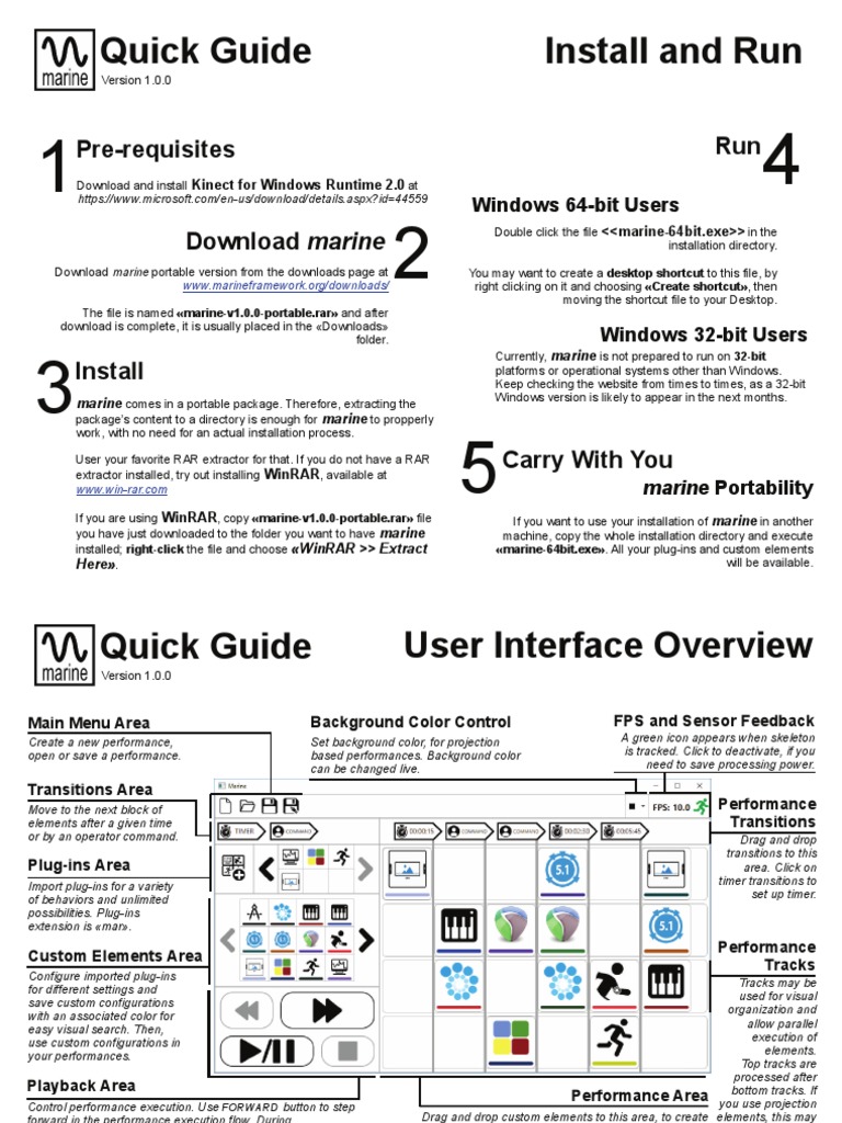 marine_quick_guide_v.1.0.0 | PDF | Installation (Computer Programs ...