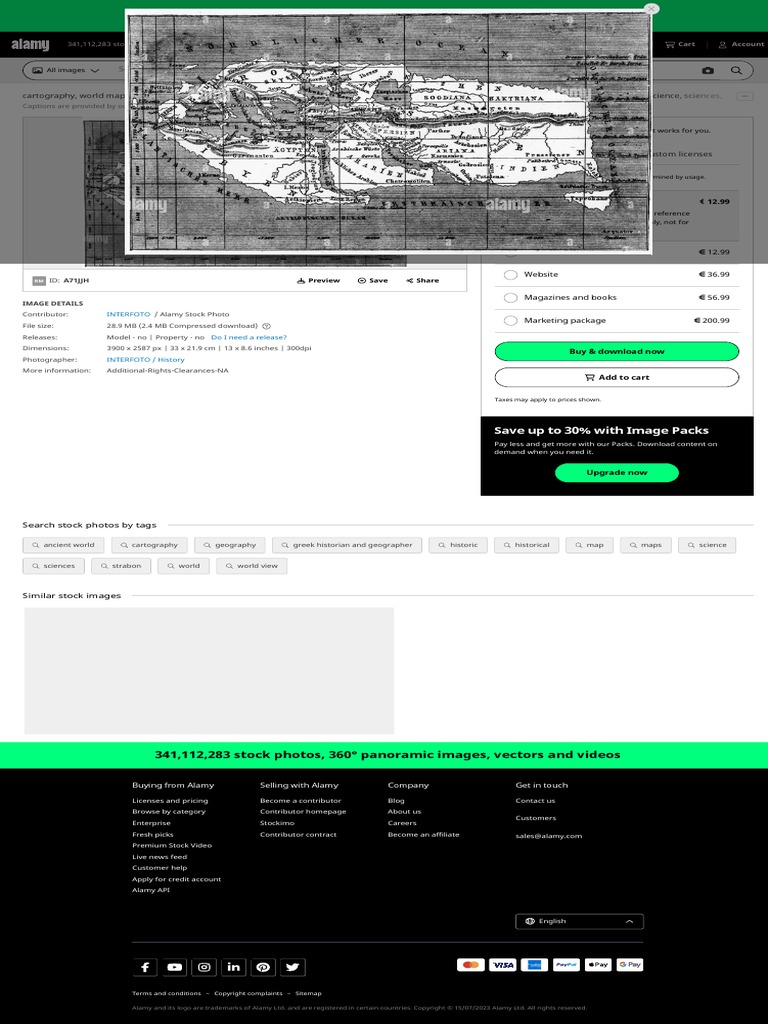 Cartography, World Maps, World Map by Strabon, (Circa 63 BC - 23 AD ...