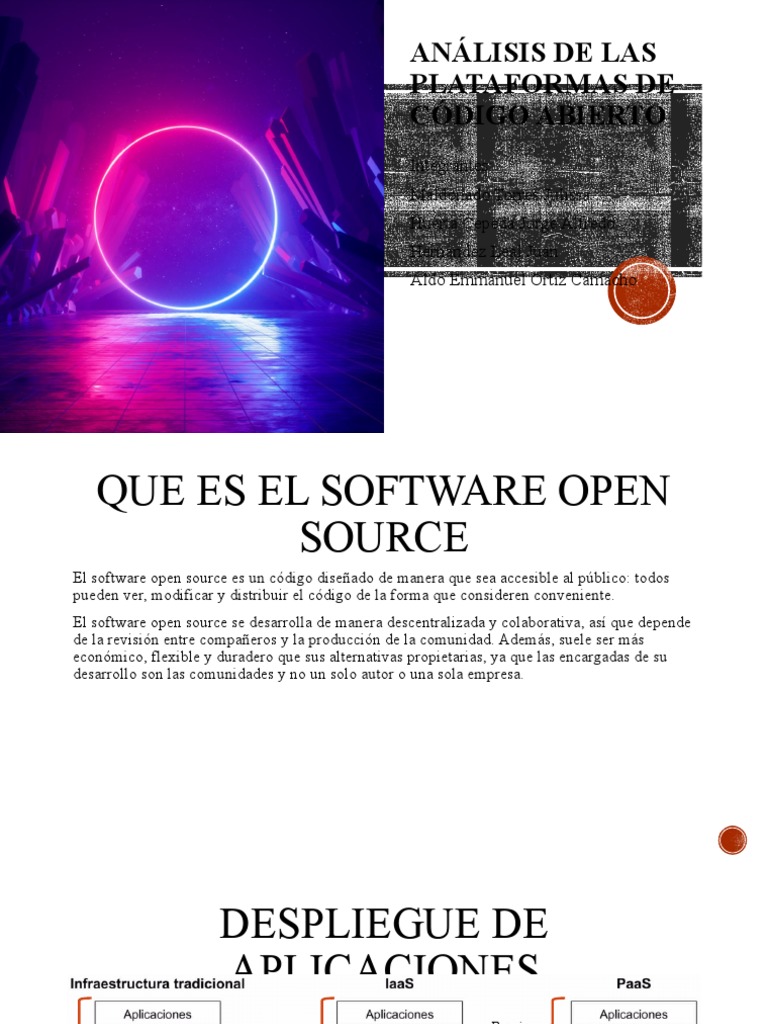 Presentacion - OpenSource | PDF | Computación en la nube | sombrero rojo