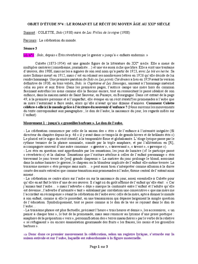 Séance 3 | PDF | Linguistique