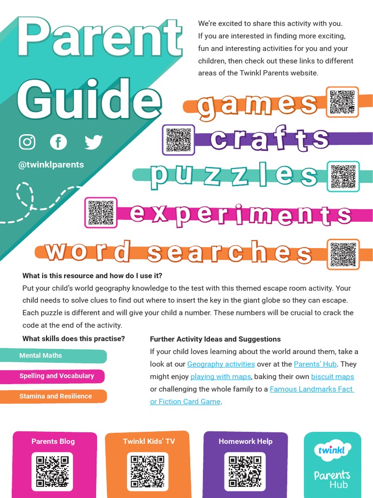 T Par 1647428183 World Geography Escape Room Game Ver 4 | PDF | Europe