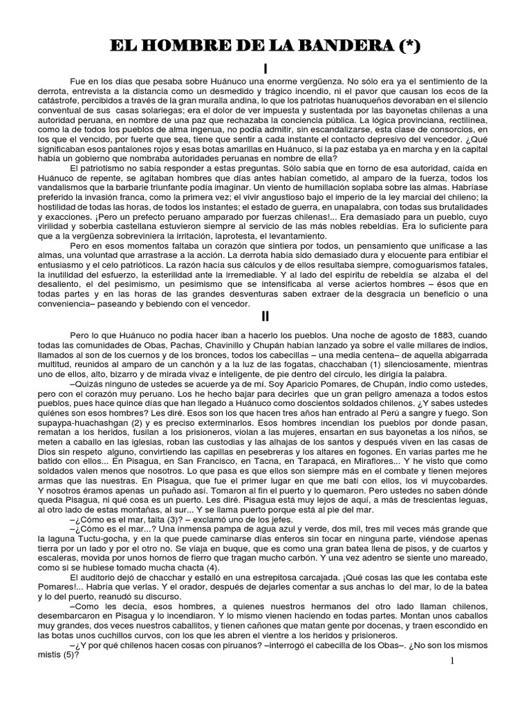 El Hombre de La Bandera | PDF | Historia | Adultos jóvenes